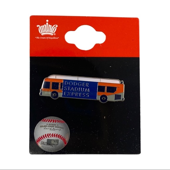 Aminco | Other | Los Angeles Dodgers Stadium Express Travel Bus Enamel ...